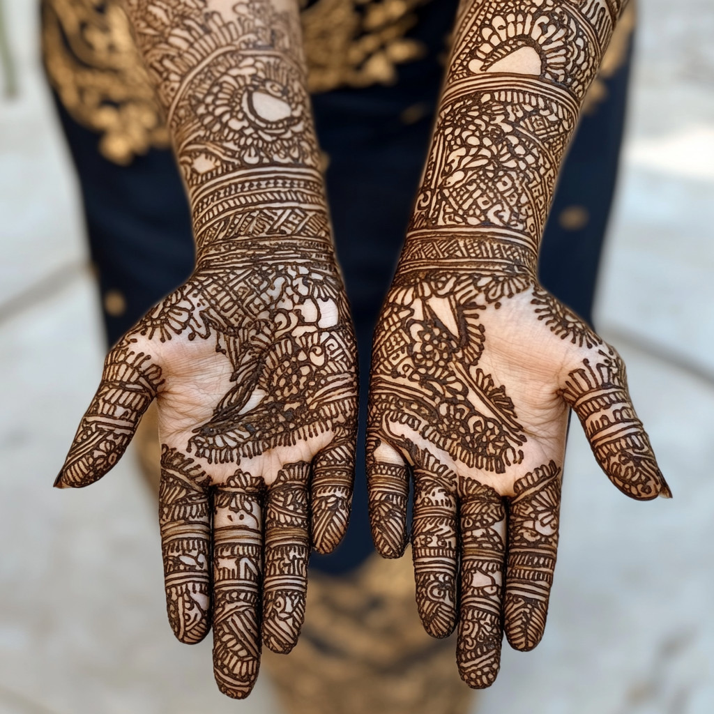 Bridal mehndi design by Itzcoatl Nuka on Mehndi World