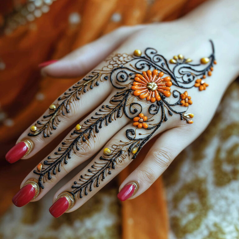 Per ki Mehndi design by Karnesh Sharma on Mehndi World