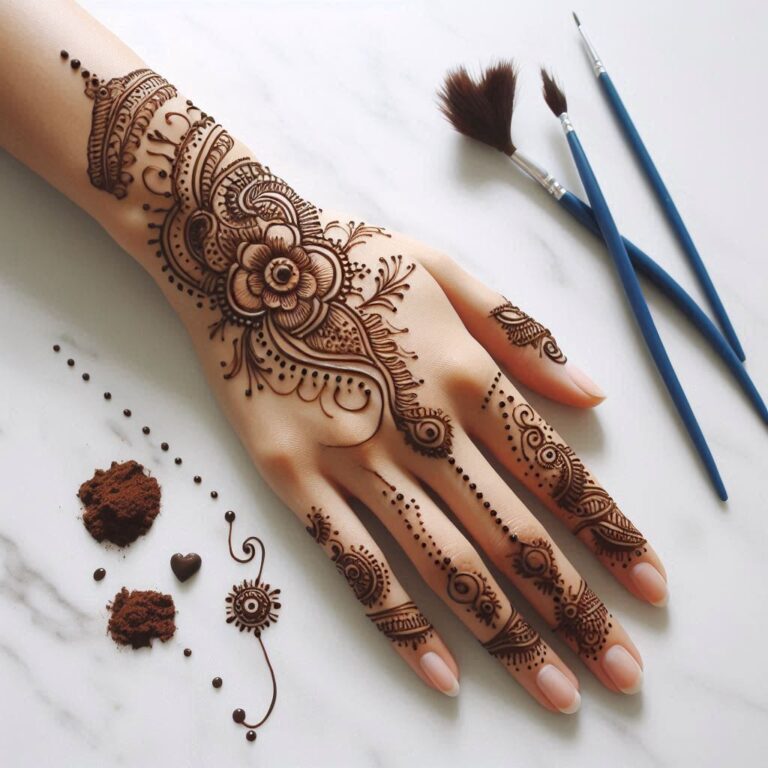 Simple left hand Mehndi designs by Nandipha Mntambo on Mehndi World