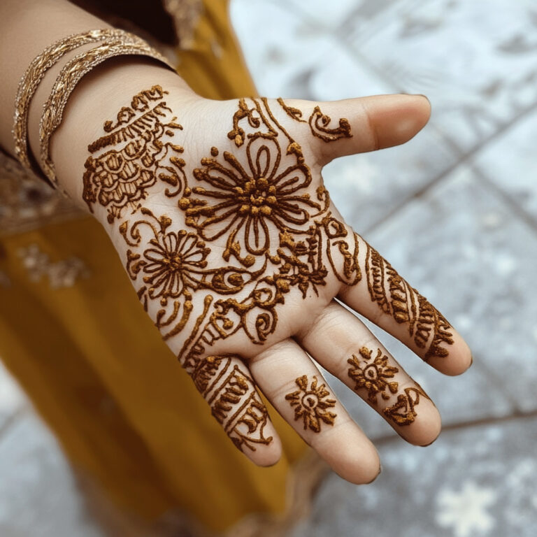 Dubai Arabic Mehndi design by Nandipha Mntambo on Mehndi World