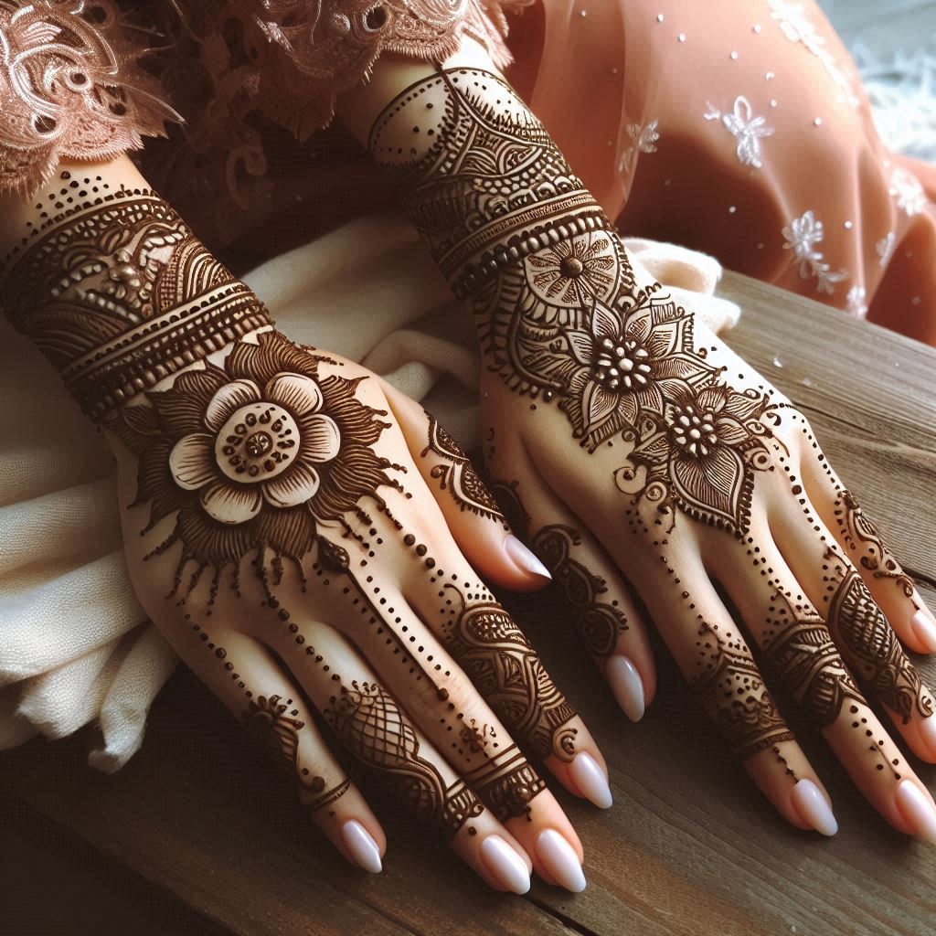 Small mehndi designs for back hand by Kaur Ahana on Mehndi World