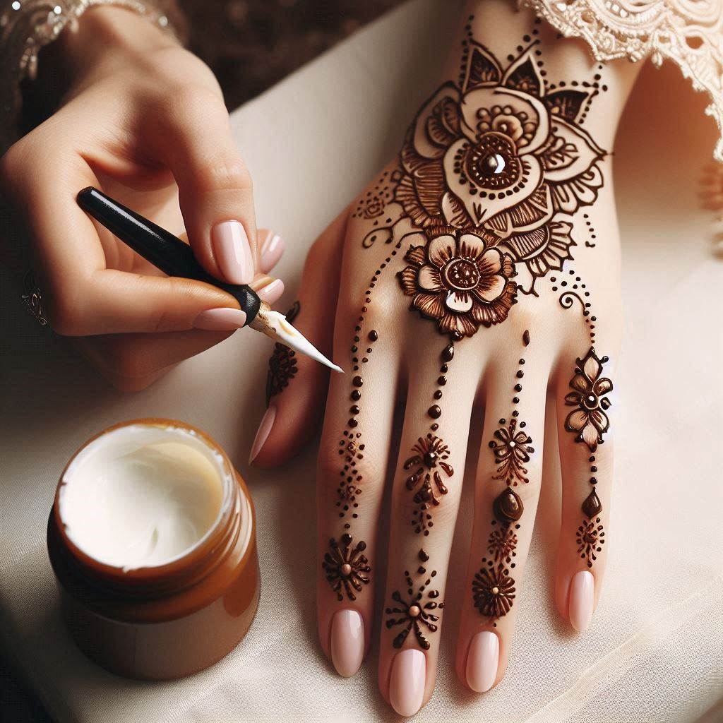 Arabic moti Mehndi design by Sanjeev Kapoor on Mehndi World