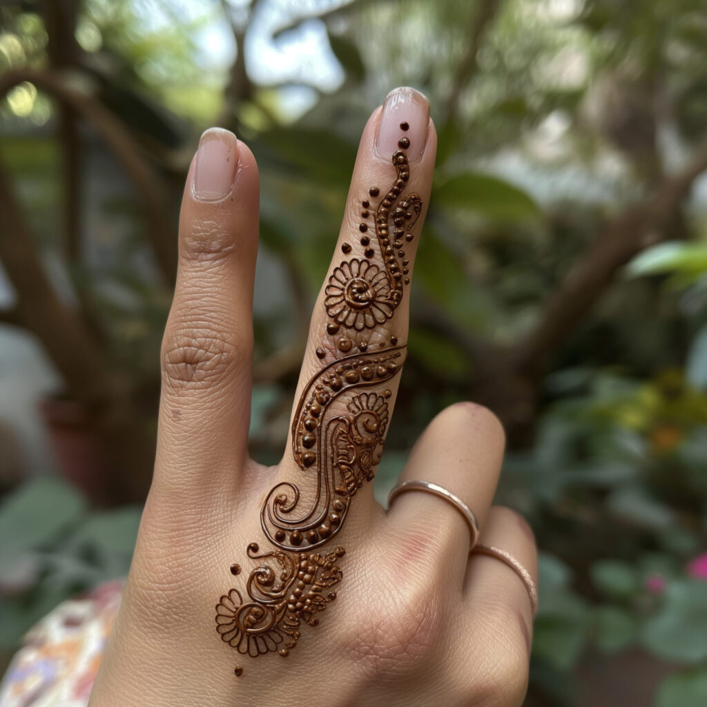 New finger Mehndi design by Nandipha Mntambo on Mehndi World