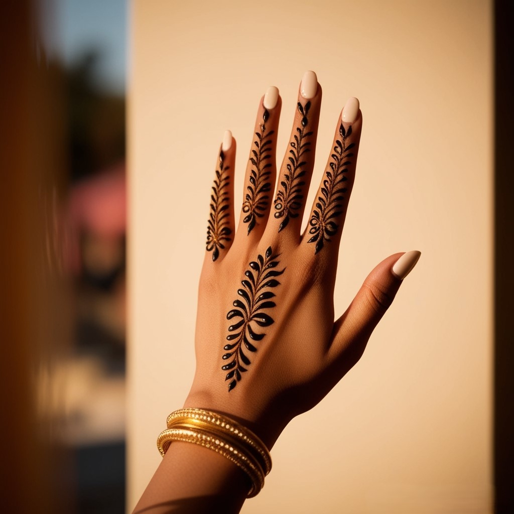 Back hand flower Mehndi design by Anisha Vivek on Mehndi World