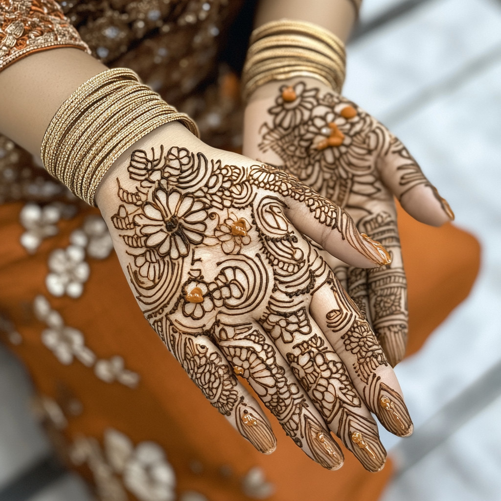 Bridal Dulhan Mehndi design by Masculine Shikoba on Mehndi World