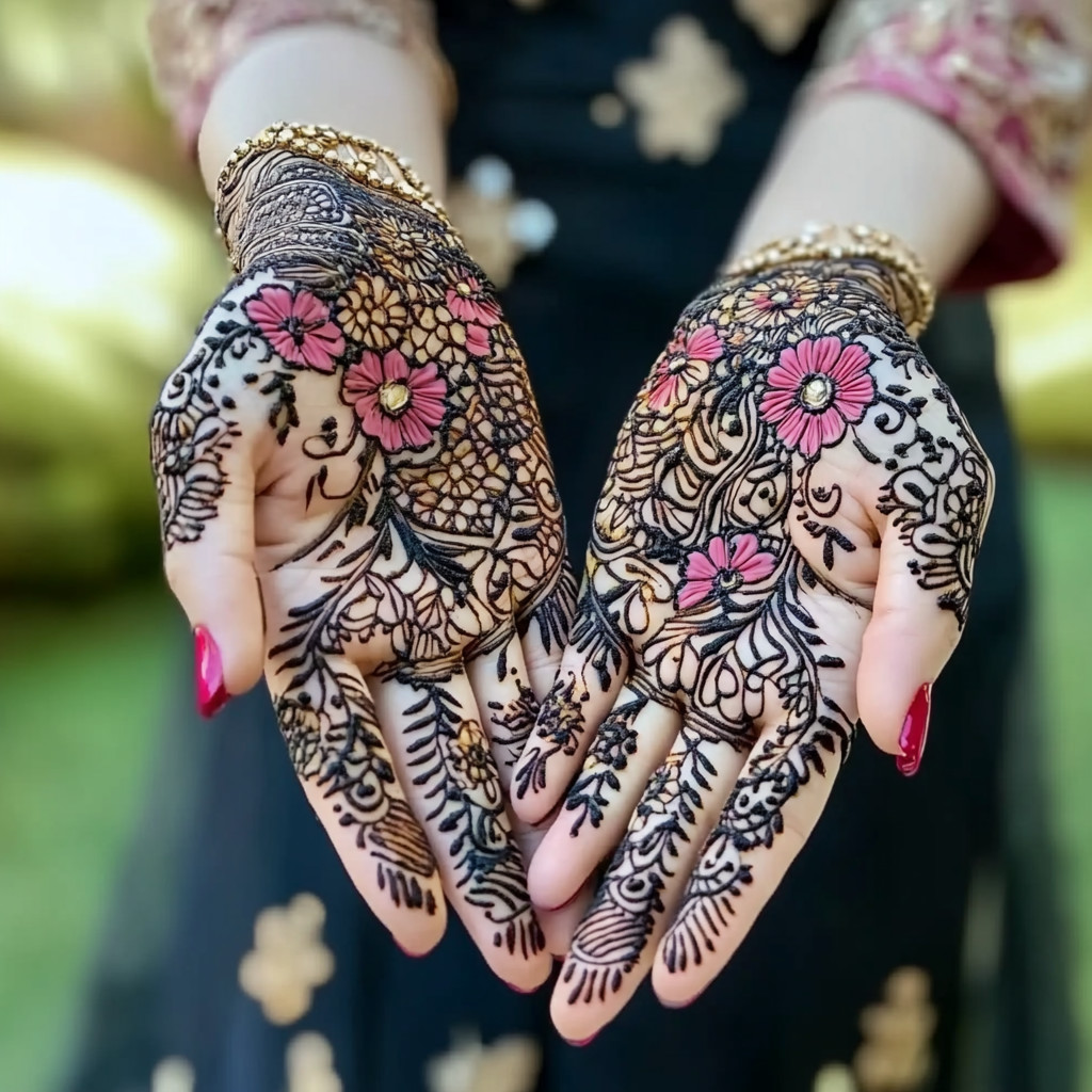 Bridal Dulhan Mehndi design by Masculine Shikoba on Mehndi World