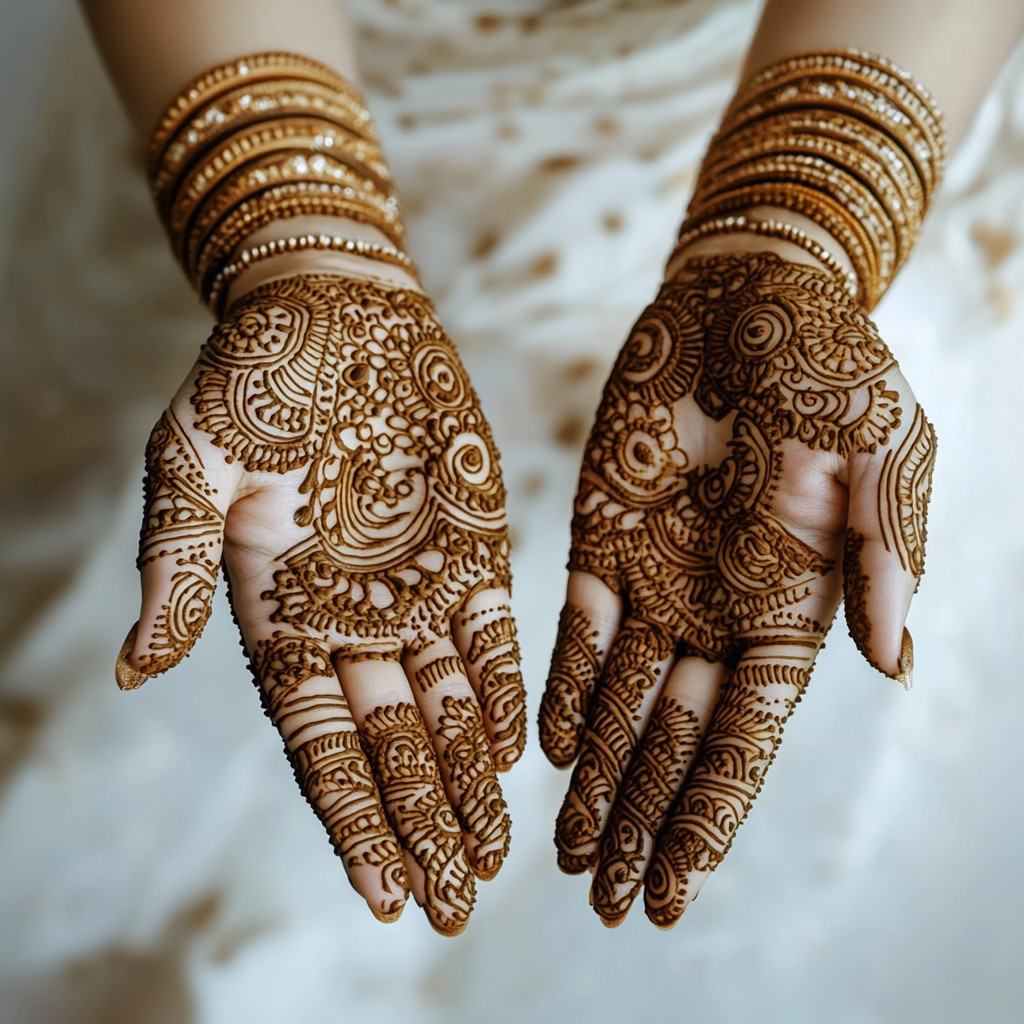 Bridal Dulhan Mehndi design by Masculine Shikoba on Mehndi World