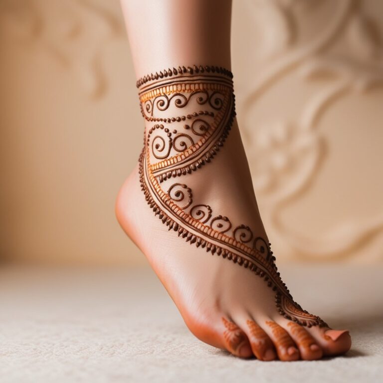 Foot finger Mehndi design by Rohit Kumar on Mehndi World