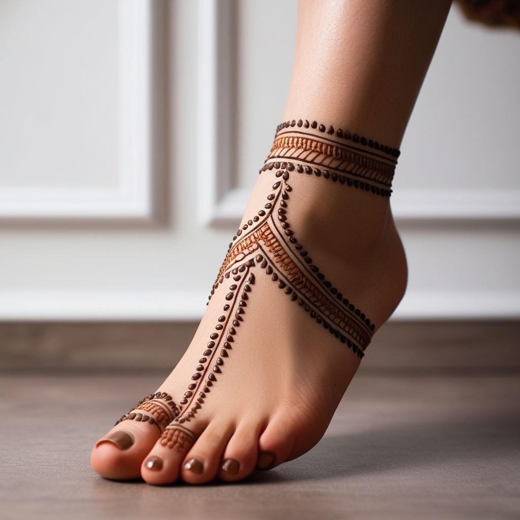 Foot finger Mehndi design by Rohit Kumar on Mehndi World