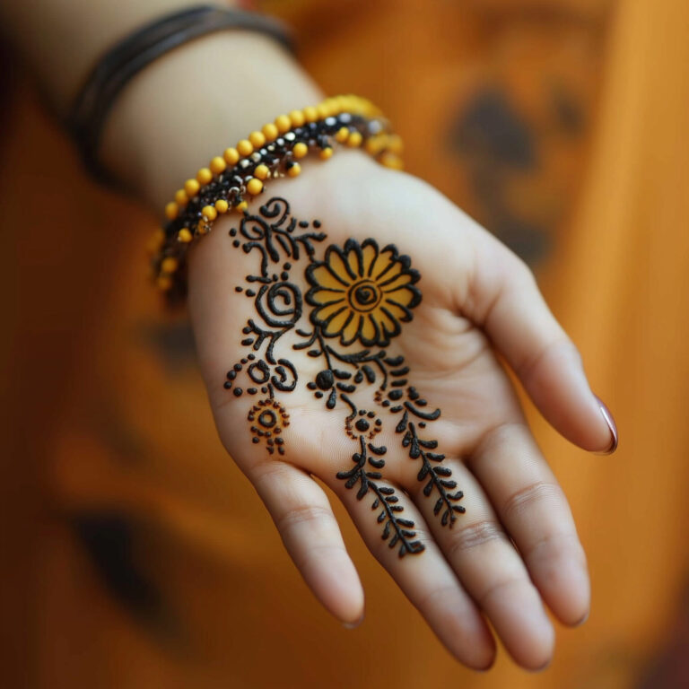 Simple left hand Mehndi designs by Nandipha Mntambo on Mehndi World