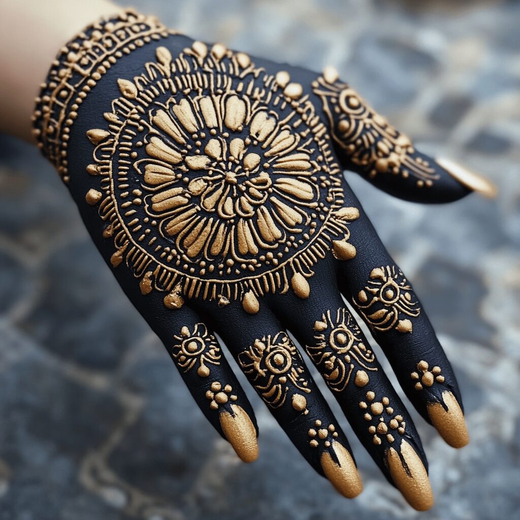 New Mehndi designs back hand by Anisha Vivek on Mehndi World