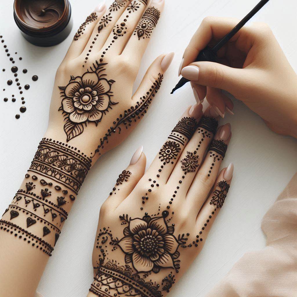 Dubai Mehndi design full hand by Sudhir Shivaram on Mehndi World