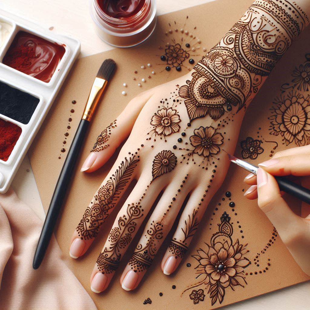 Dubai Mehndi design full hand by Sudhir Shivaram on Mehndi World