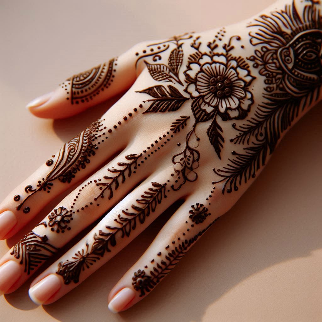 Dubai Mehndi design full hand by Sudhir Shivaram on Mehndi World