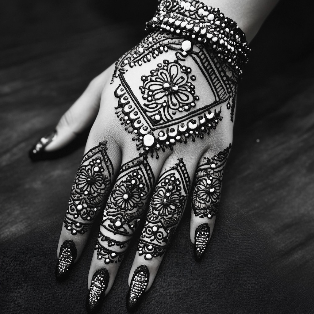 Easy full hand Mehndi design by Nandipha Mntambo on Mehndi World