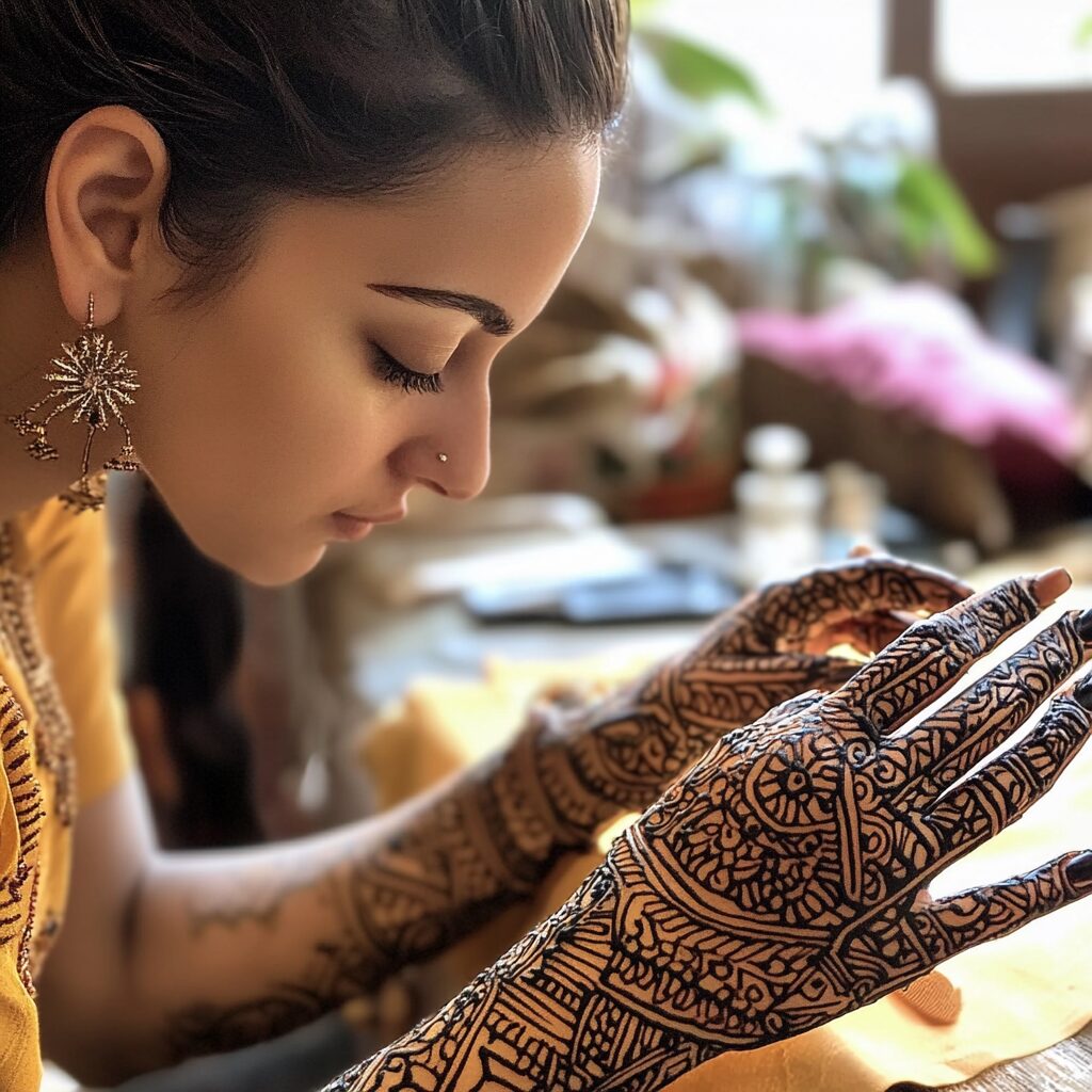 Mehndi design Bail back hand by Sudhir Shivaram on Mehndi World