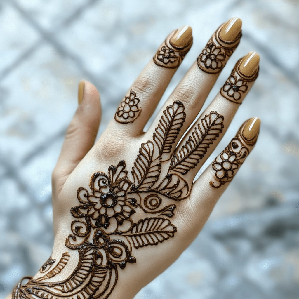Mehndi designs for kids full hand by Nandipha Mntambo on Mehndi World
