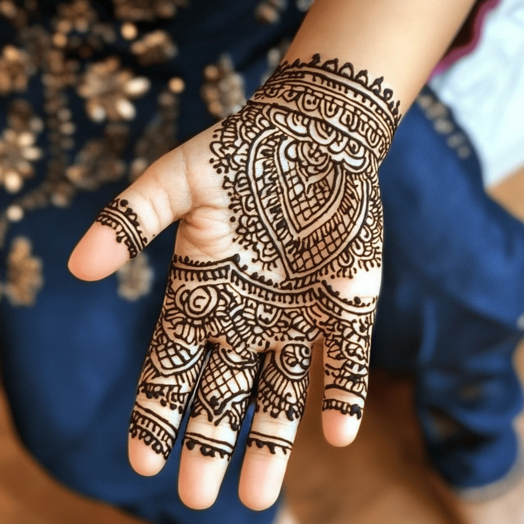 Mehndi designs for kids full hand by Nandipha Mntambo on Mehndi World