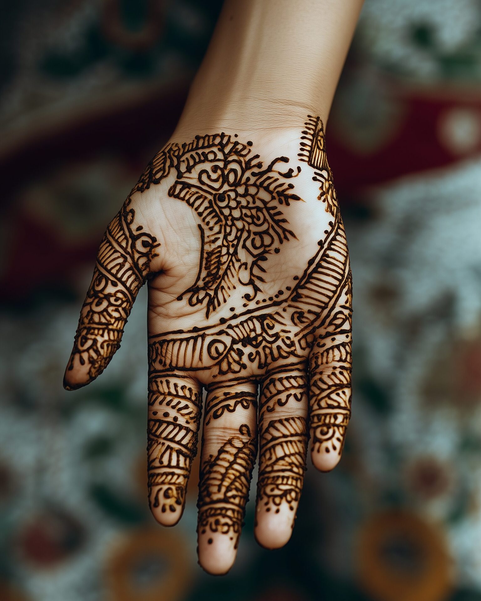 Right hand Mehndi design simple by Sanjeev Kapoor on Mehndi World