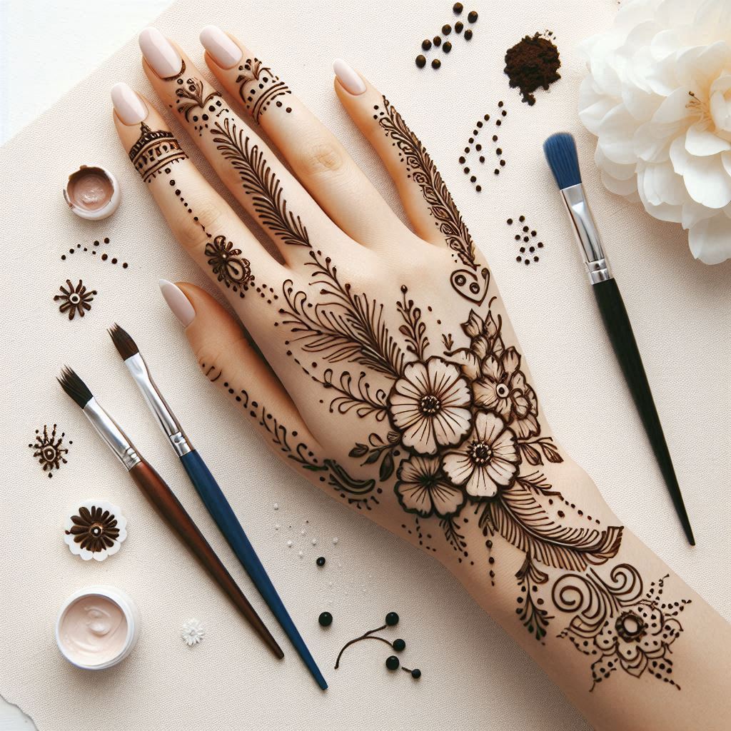 Arabic Mehndi designs right hand by Nandipha Mntambo on Mehndi World