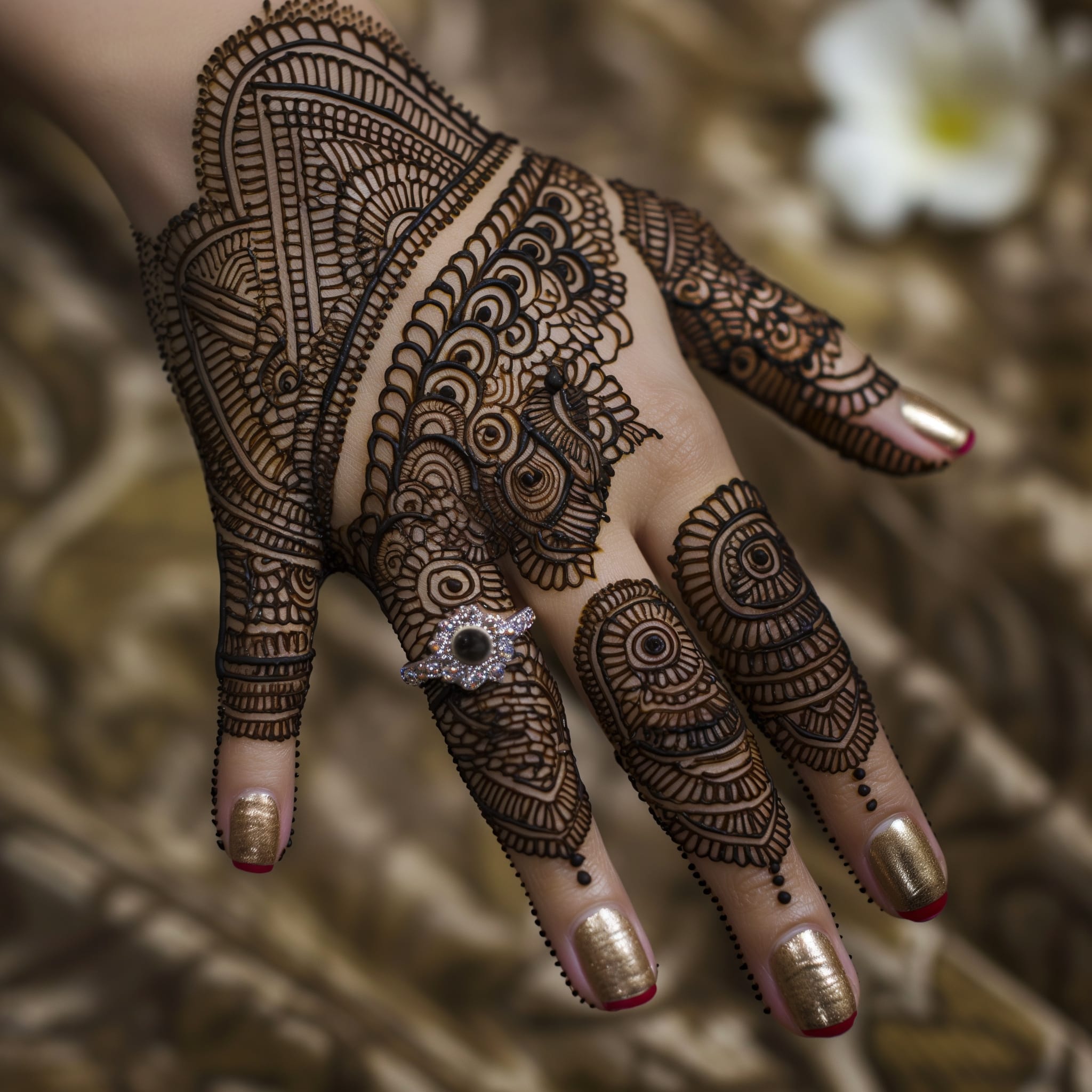 Full hand Indian Mehndi designs by Sanjeev Kapoor on Mehndi World