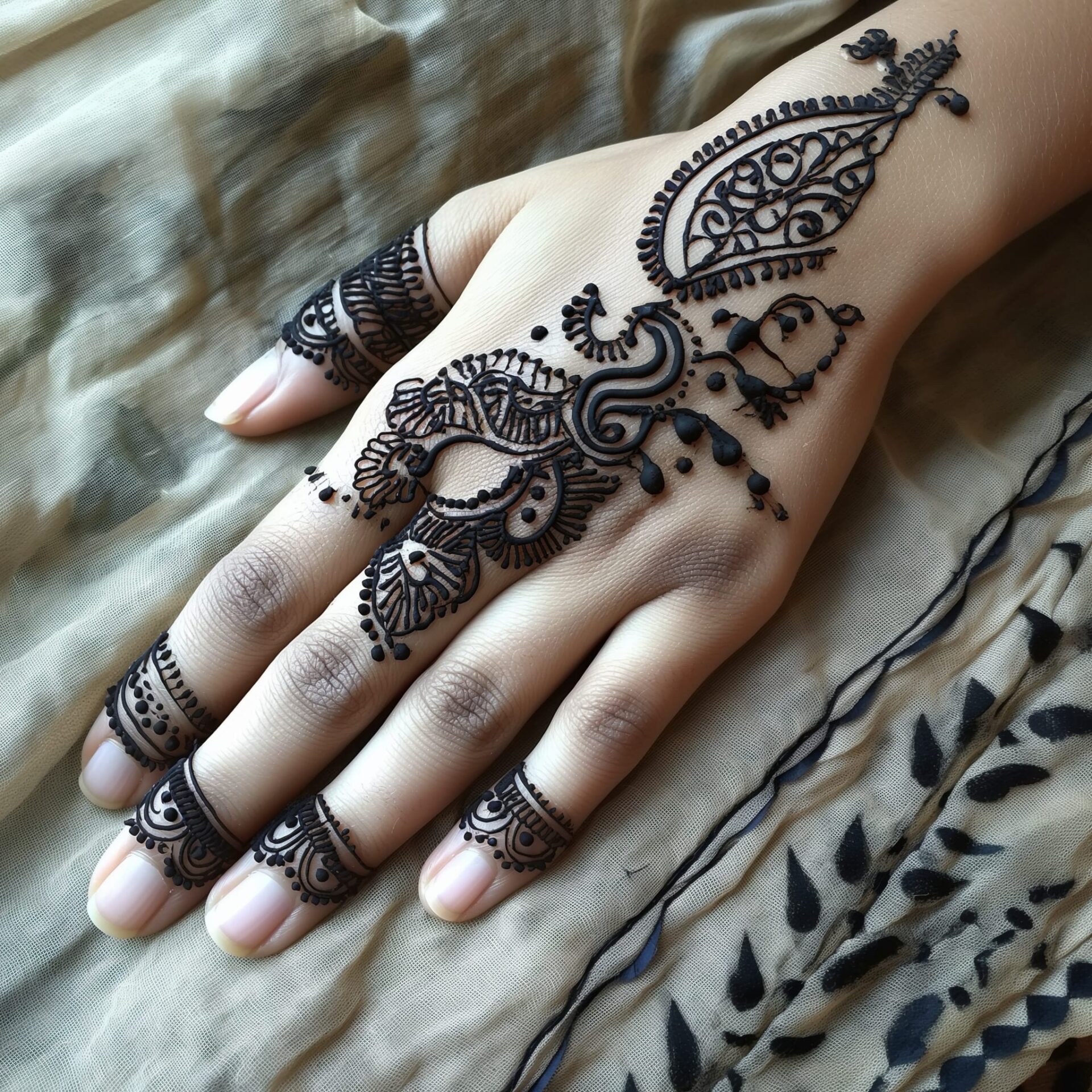 Mehndi designs full hand left by Sanjeev Kapoor on Mehndi World
