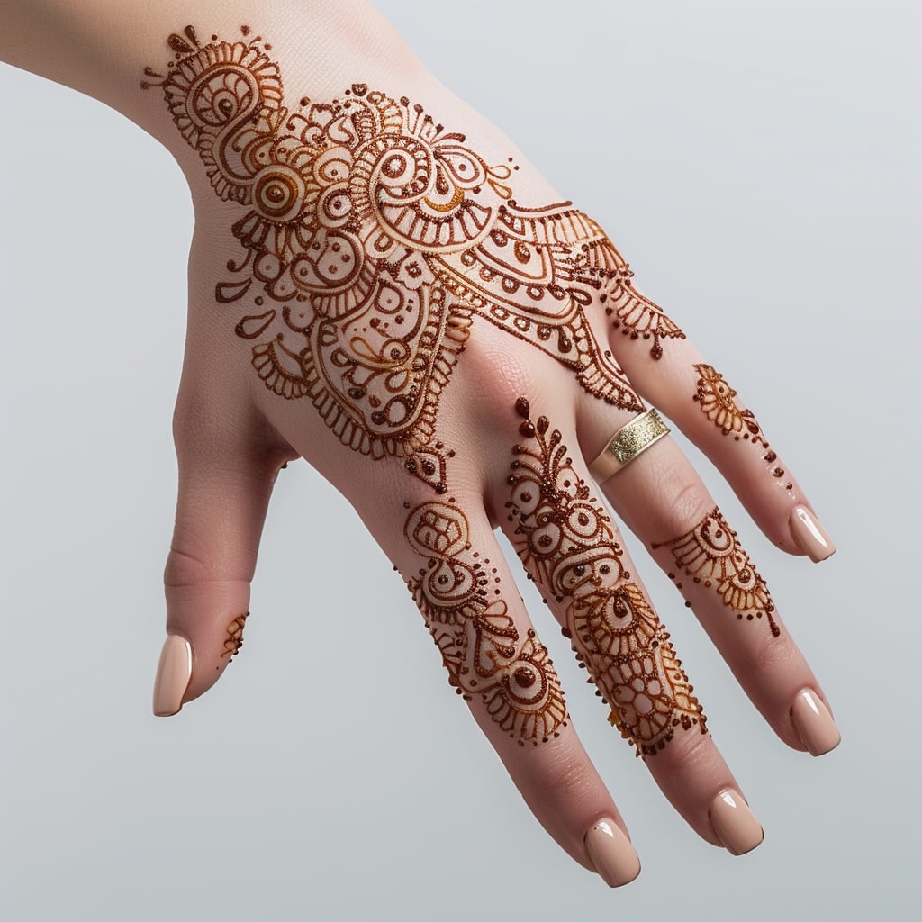 Simple left hand Mehndi designs by Nandipha Mntambo on Mehndi World