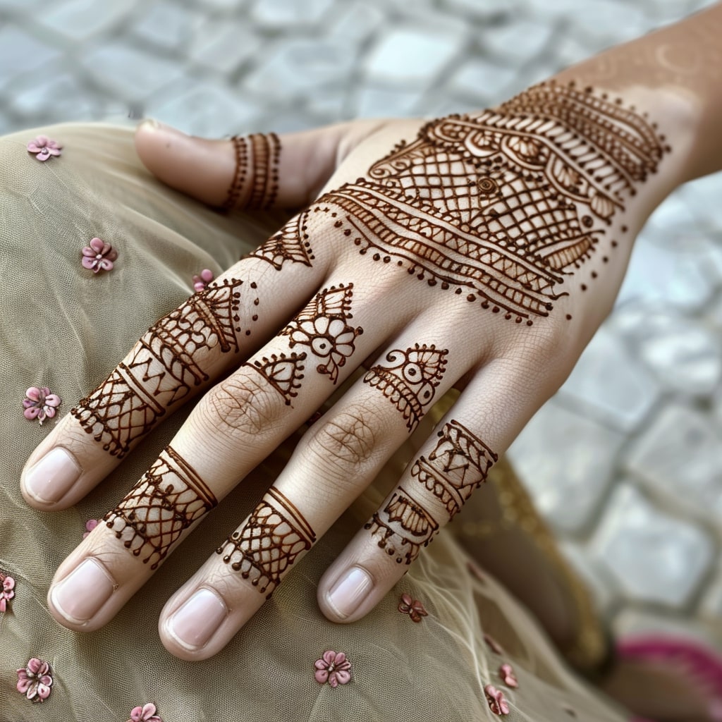 Simple left hand Mehndi designs by Nandipha Mntambo on Mehndi World