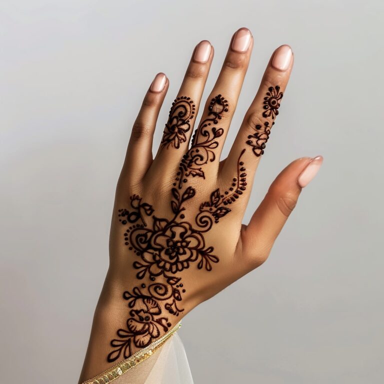 Simple left hand Mehndi designs by Nandipha Mntambo on Mehndi World