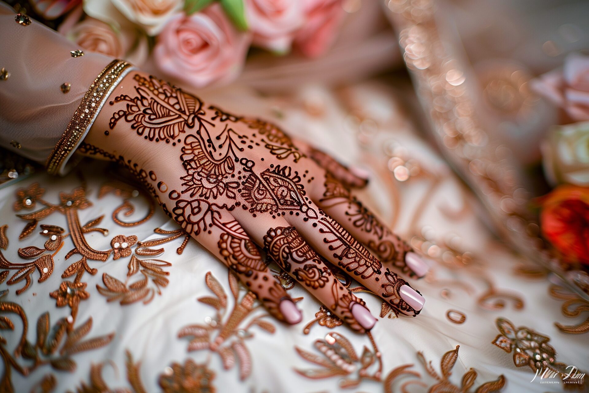 Back hand Mehndi design for bridal by Rohit Kumar on Mehndi World