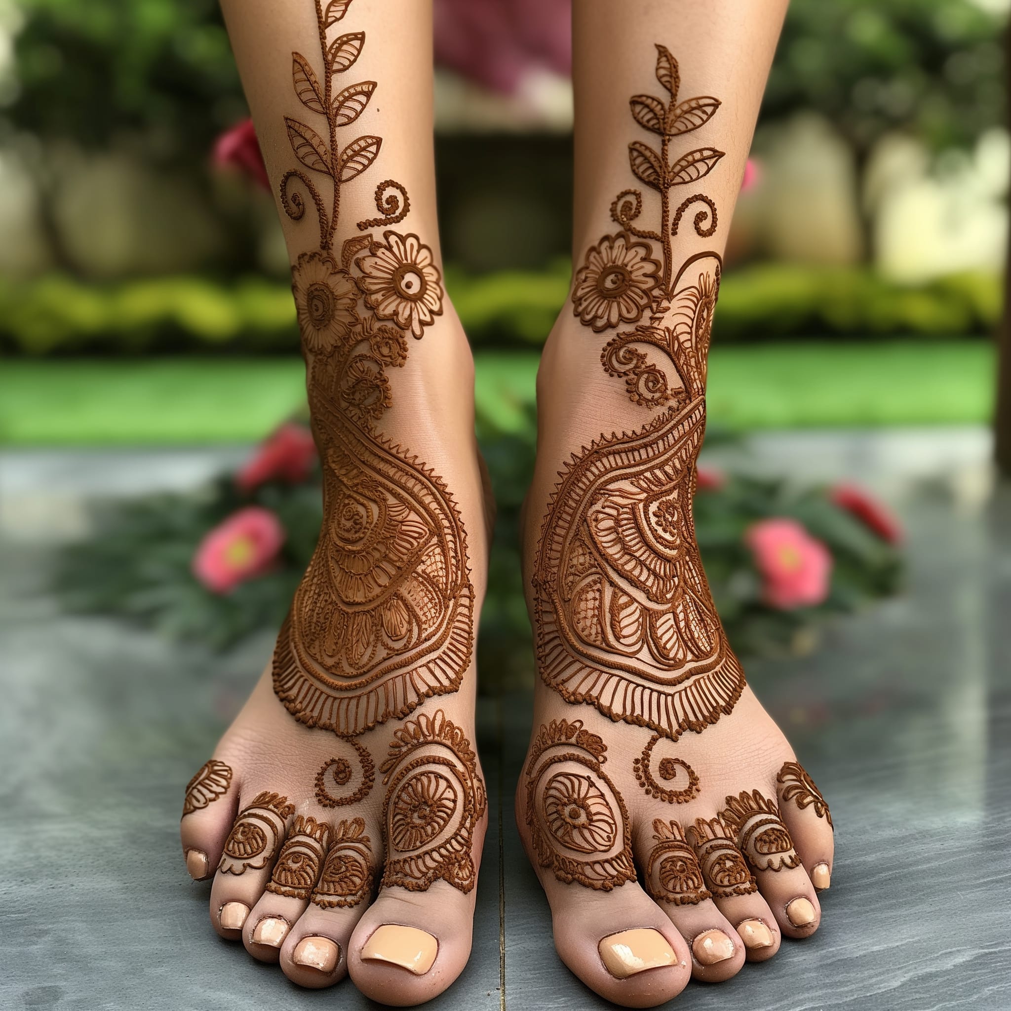 Bridal Mehndi designs for legs by Rohit Kumar on Mehndi World