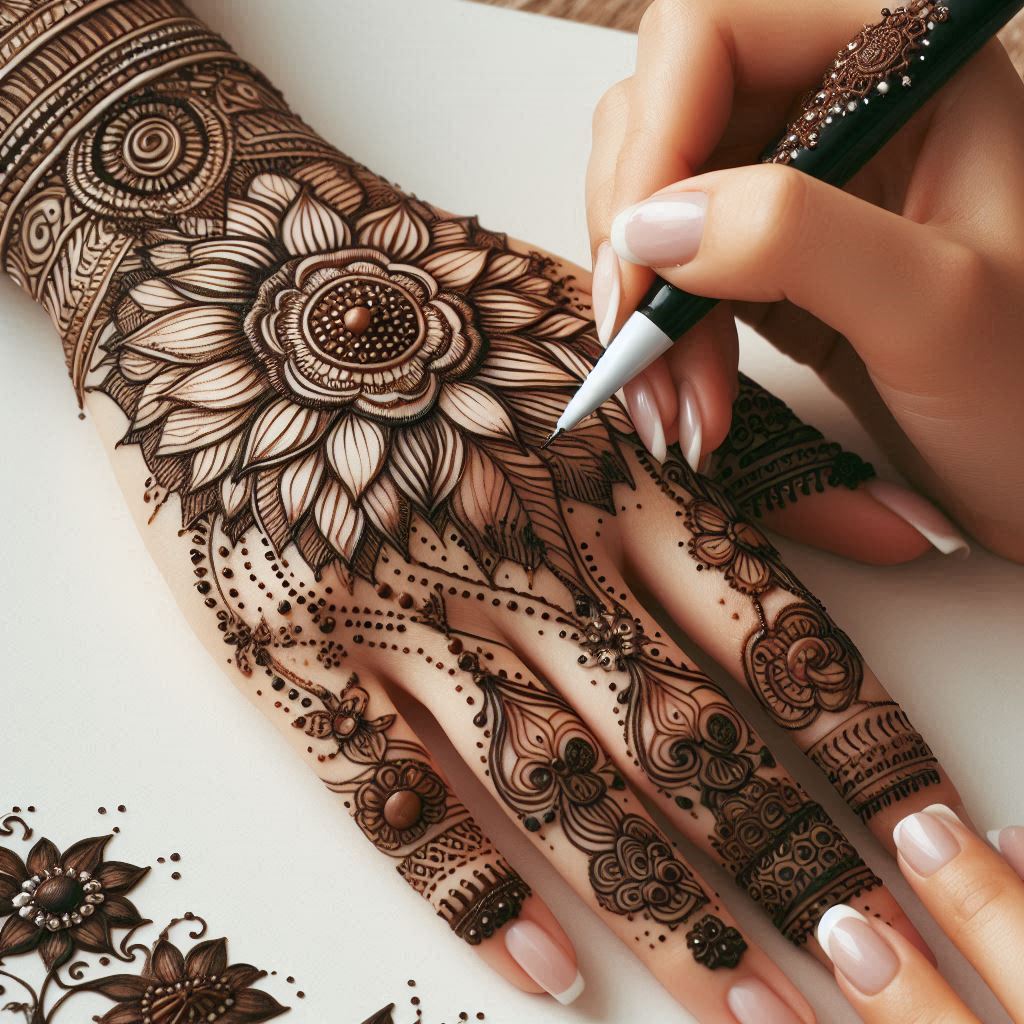 How to design beautiful and simple Mehndi for beginners » Mehndi World