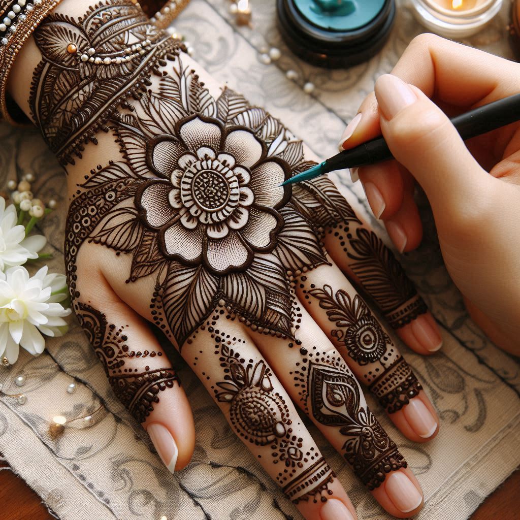 How to design beautiful and simple Mehndi for beginners » Mehndi World