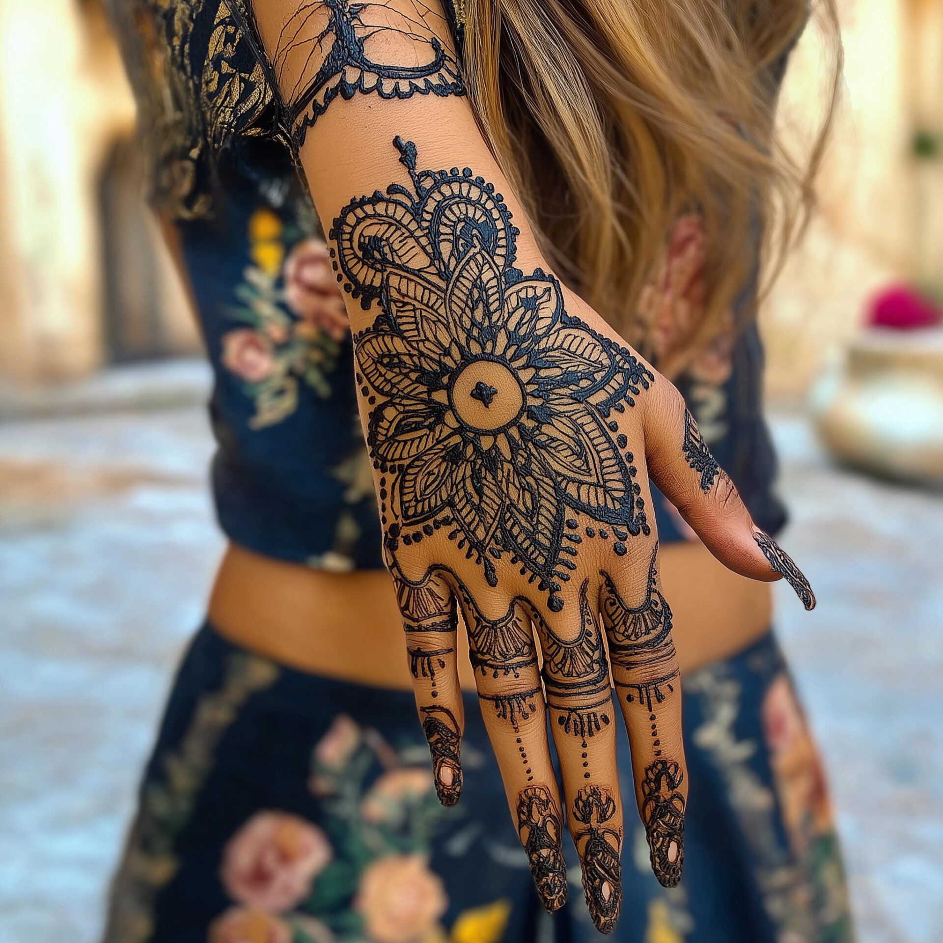 Mandala Mehndi designs for back hand by David McLeod on Mehndi World