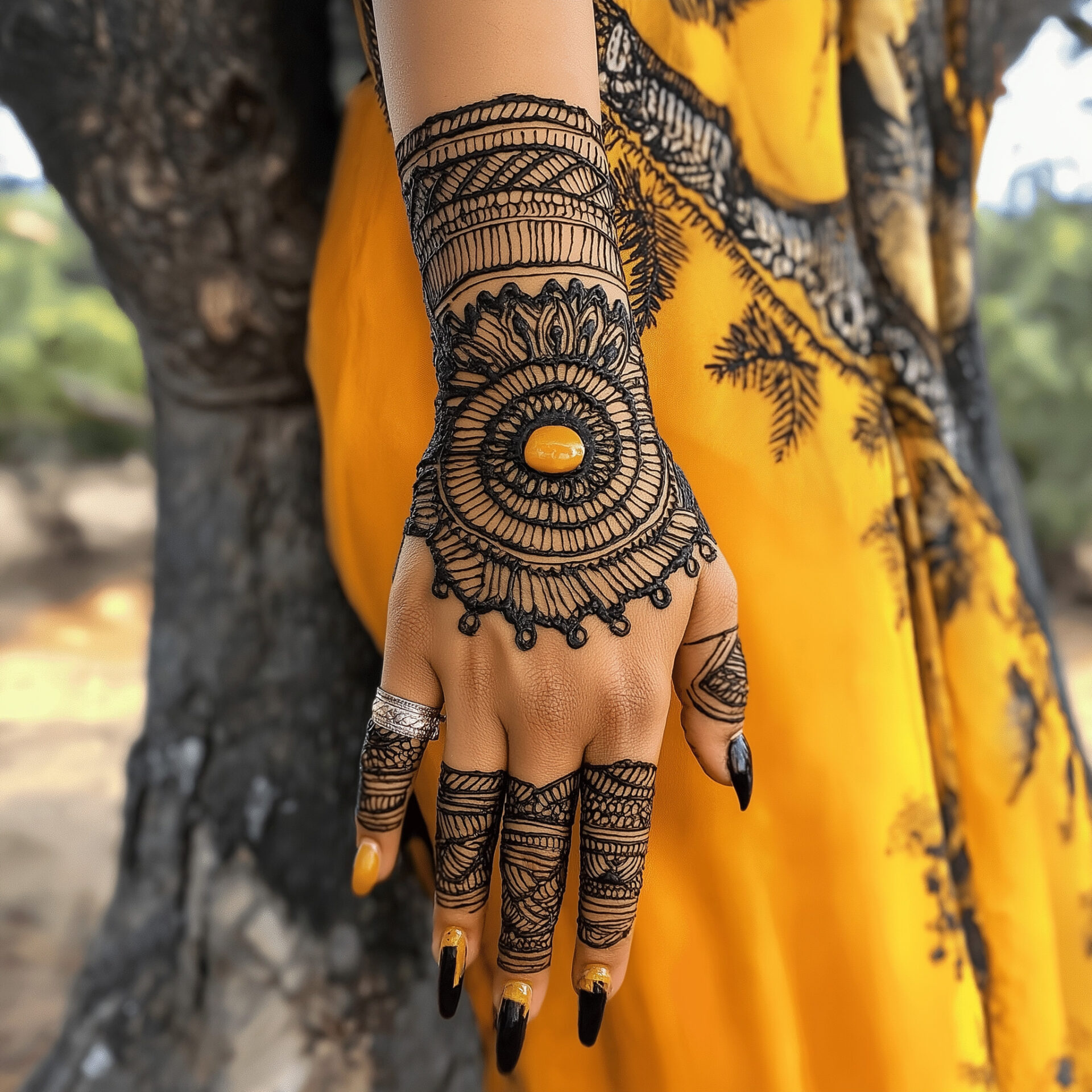 Mandala Mehndi designs for back hand by David McLeod on Mehndi World