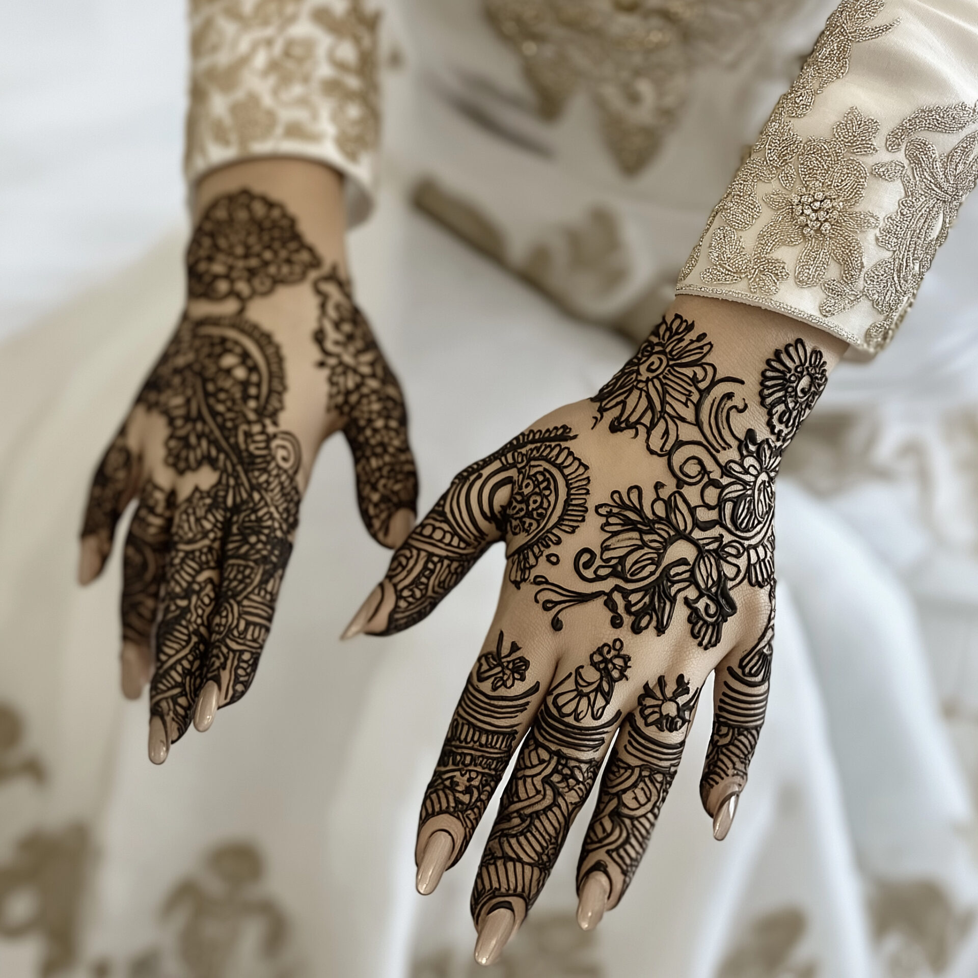 Muslim bridal Mehndi design by Masculine Shikoba on Mehndi World