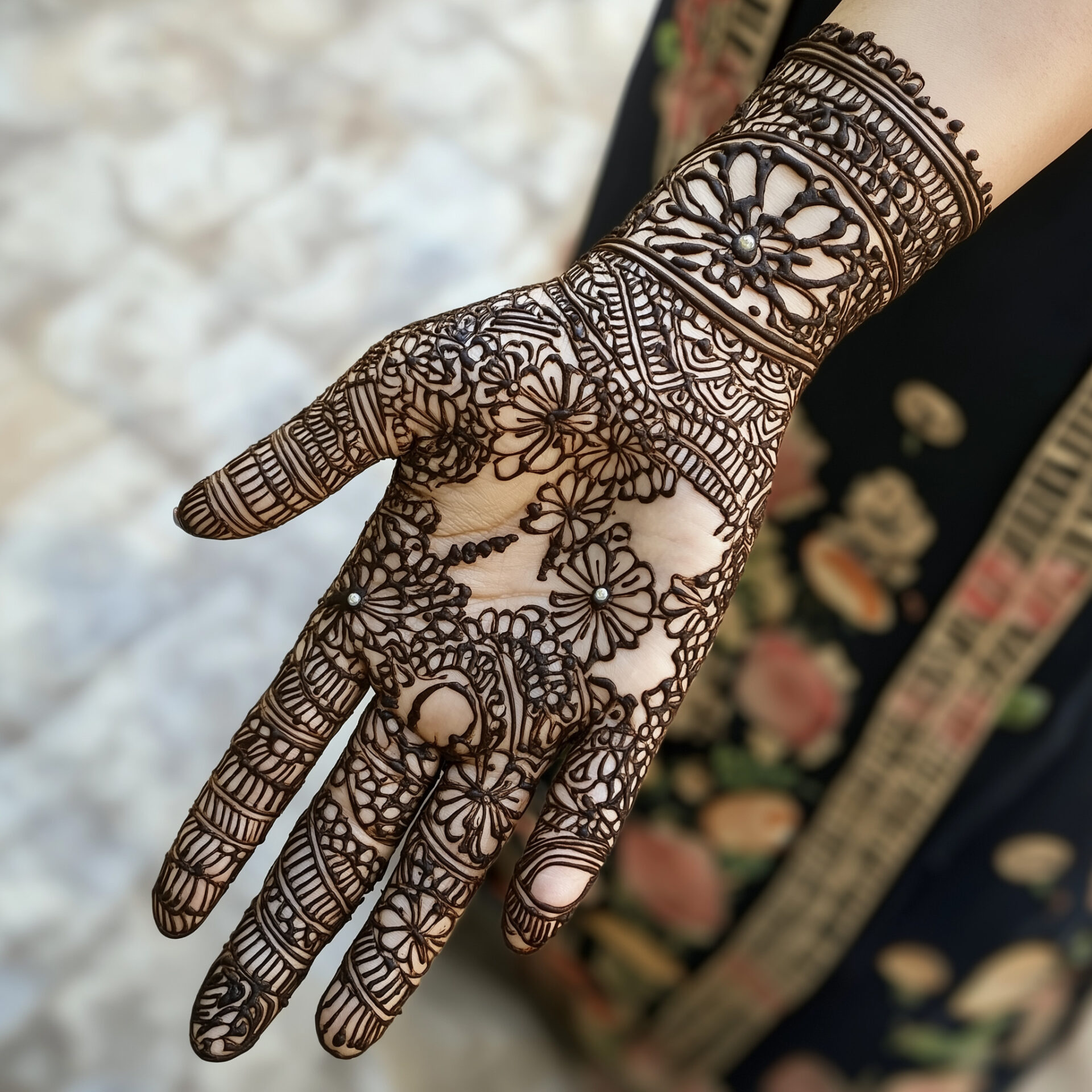 Right hand mehndi design by Masculine Shikoba on Mehndi World