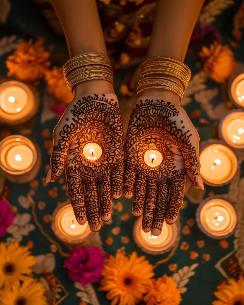 Karwa Chauth Mehndi Design by Rohit Kumar on Mehndi World