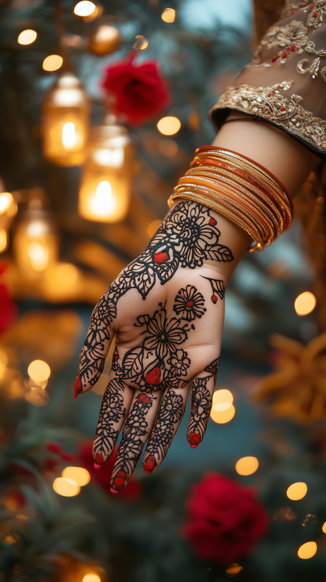 Simple Mehndi Design for Karva Chauth by Rohit Kumar on Mehndi World