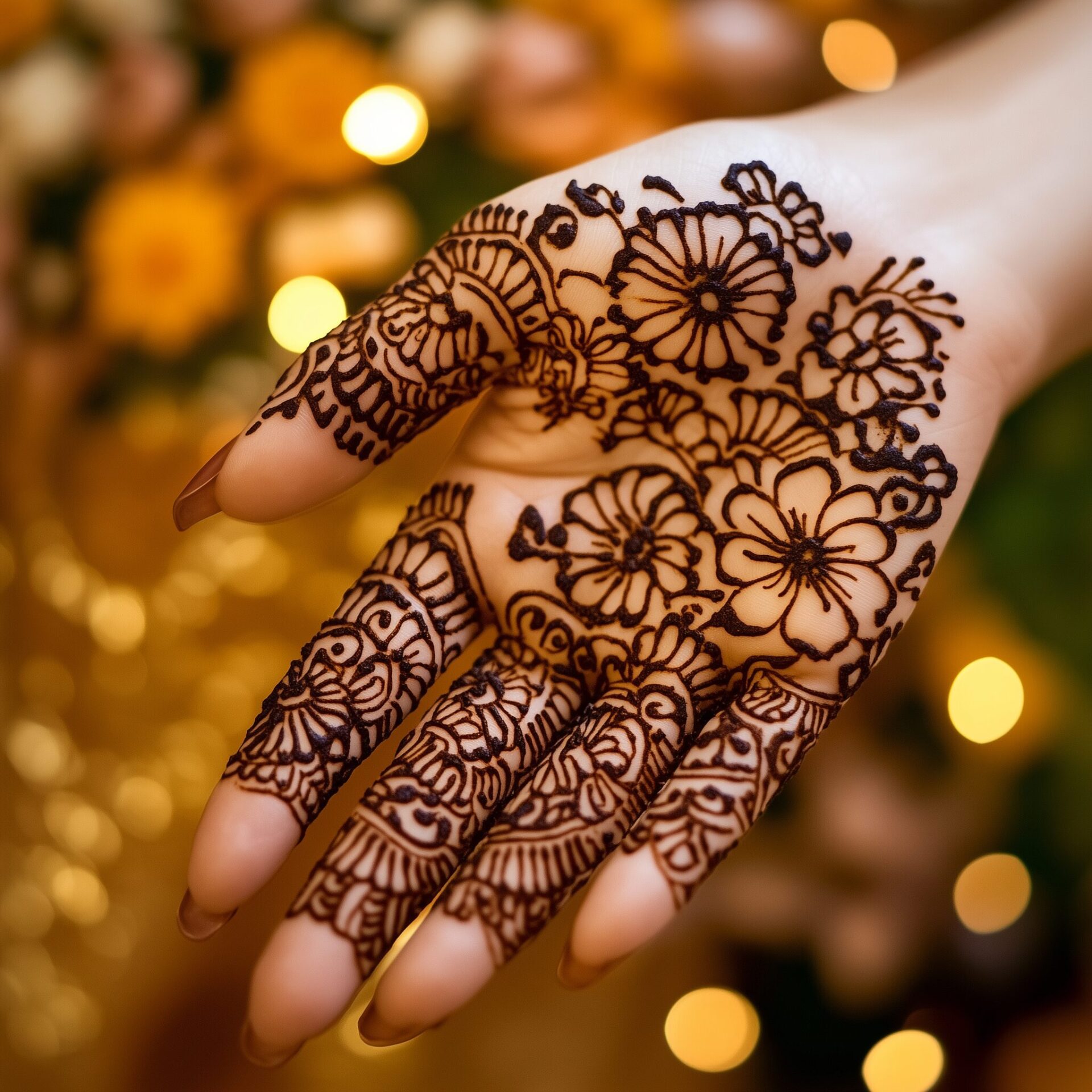 Simple Mehndi Design for Karva Chauth by Rohit Kumar on Mehndi World